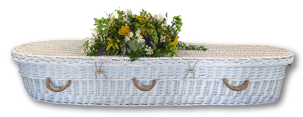 Windsor, White Willow Casket | Passages International